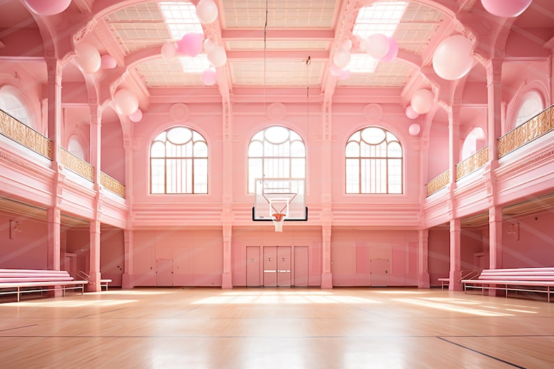 Pink Back to School Digital Background. Digital Download. Pink Doll ...