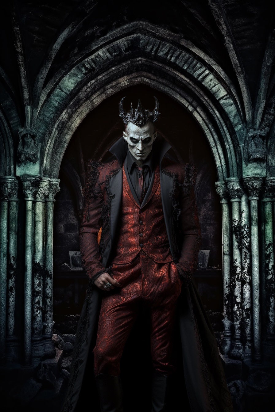 Halloween Digital Portrait Backdrops. Gothic Crypt Backgrounds for ...