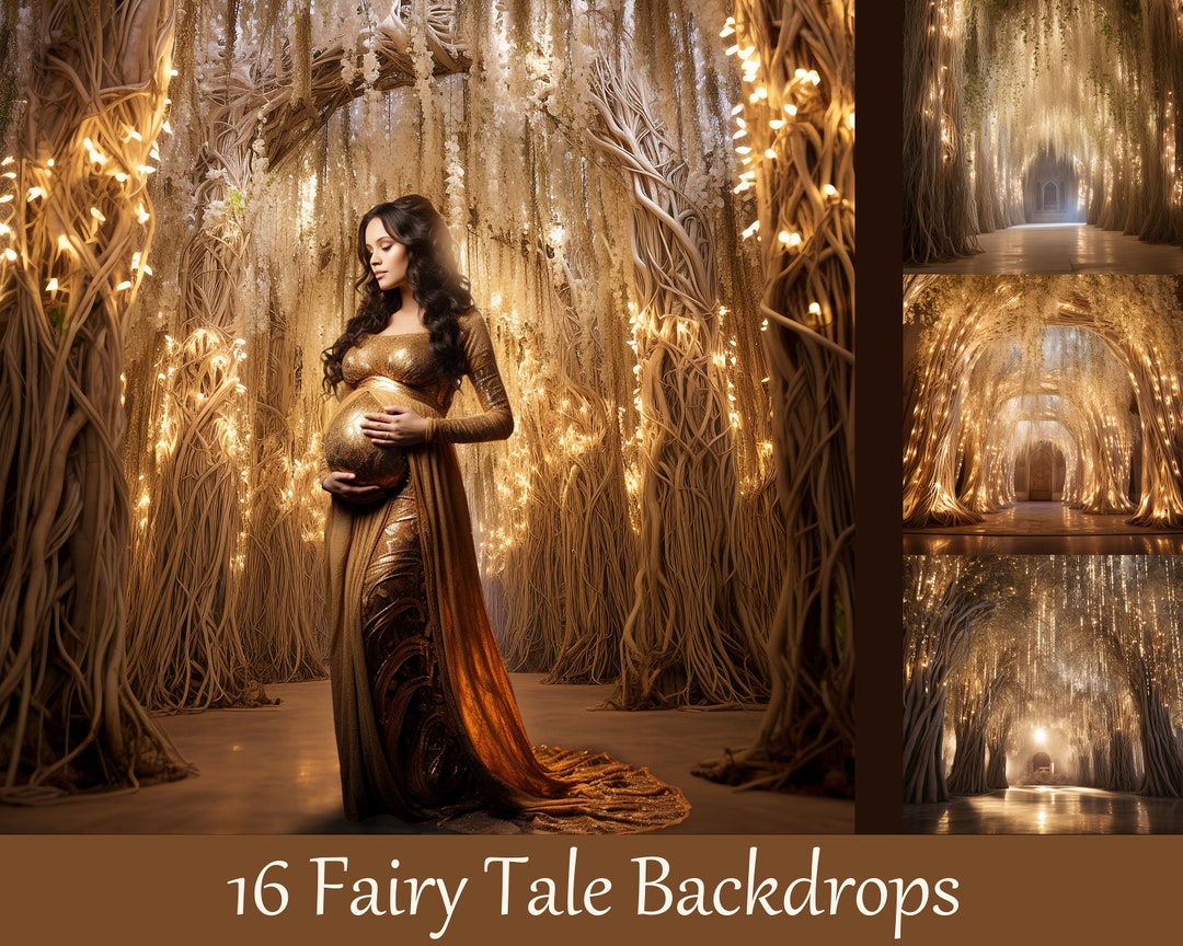 Fairy Tale Digital Backdrops for Portraits. Great Photoshop Backgrounds ...