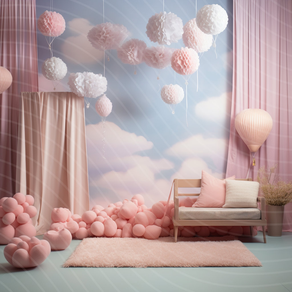 Kid Portrait Background for Photoshop Backdrop of Playroom for Kid ...