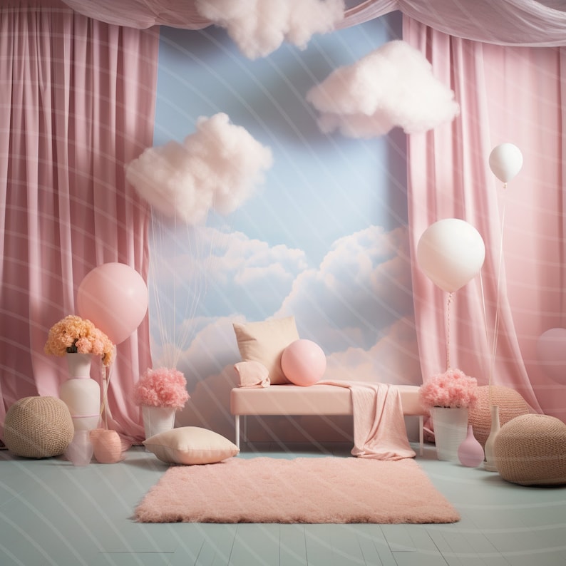 Kid Portrait Background for Photoshop Backdrop of Playroom for Kid ...