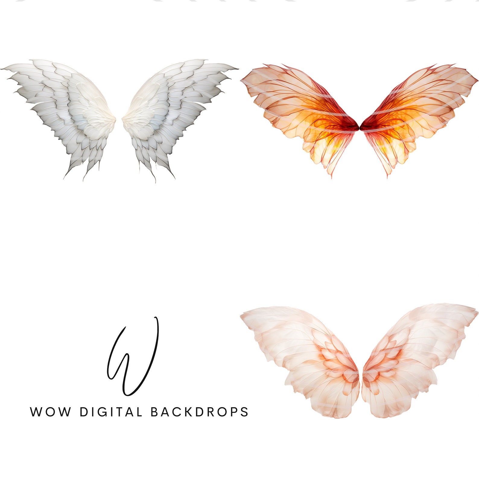 Fairy Wings Overlays. Digital Downloads. Maternity Overlays, Studio ...