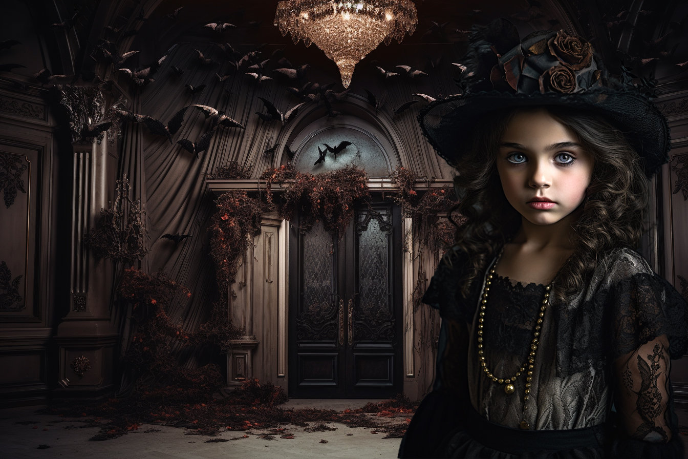 Halloween Digital Backdrops. Backgrounds for Photoshoot, Spooky ...