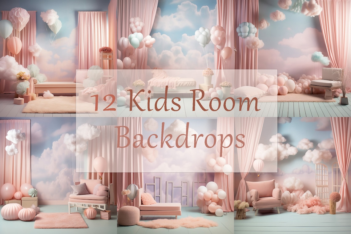 Kid Portrait Background for Photoshop Backdrop of Playroom for Kid ...