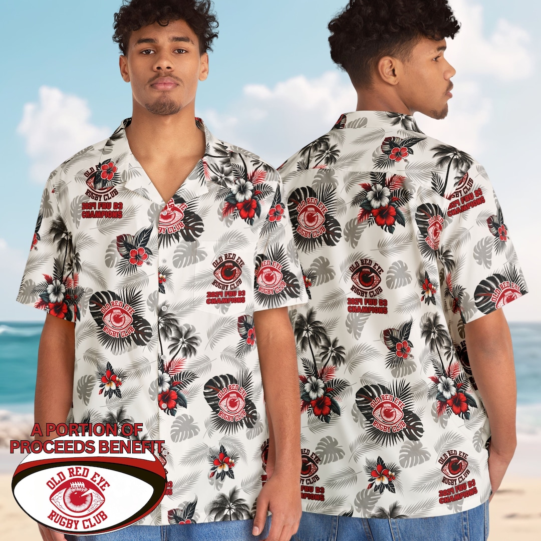 Brevard Old Red Eye Rugby Club 2024 D3 Championship Hawaiian Shirt ...
