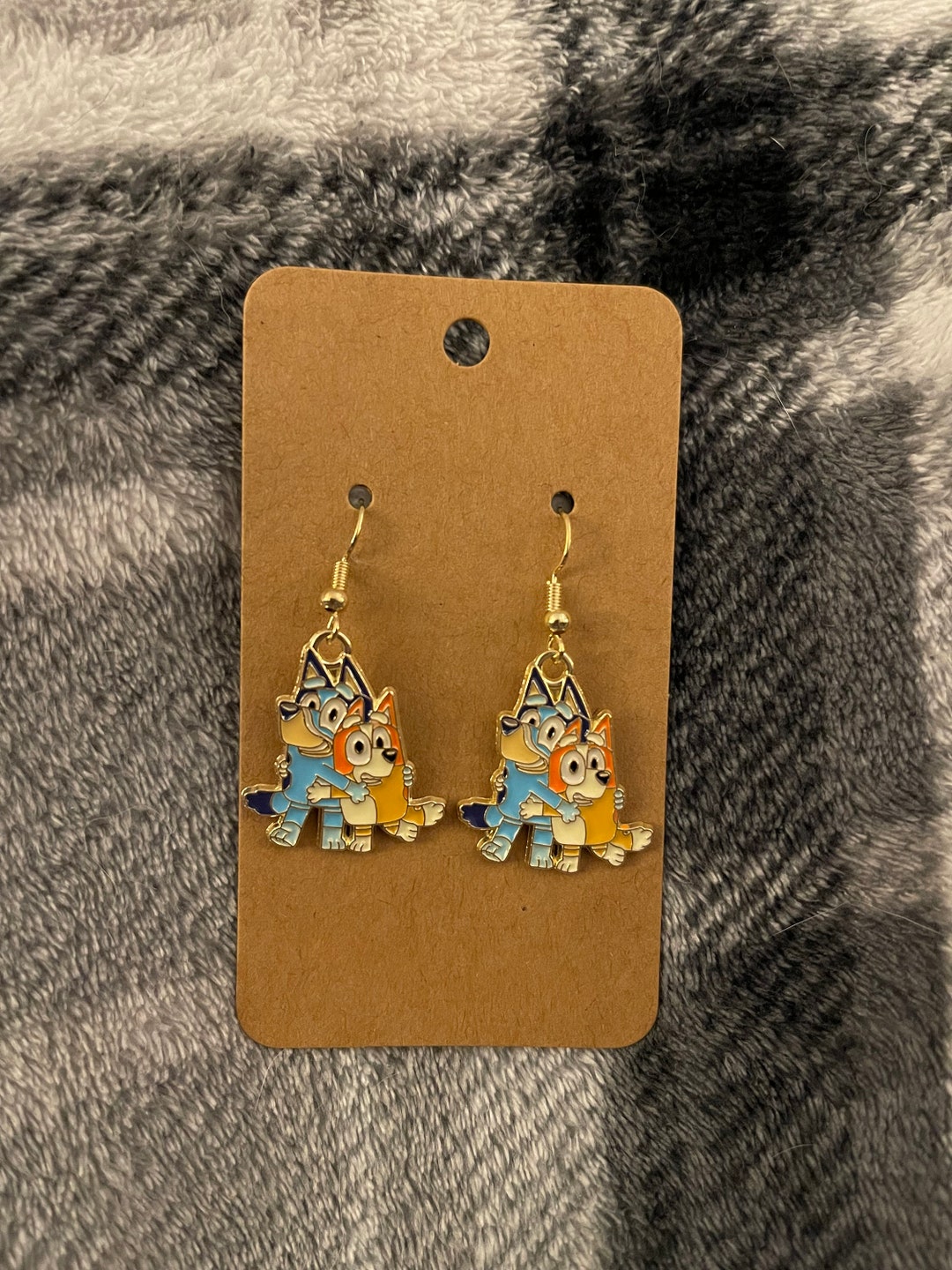 Bluey Themed Earrings - Etsy