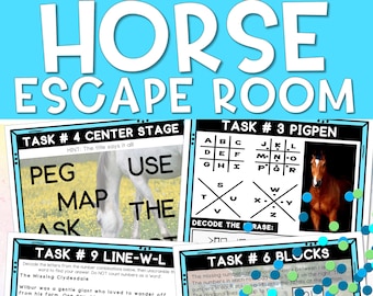 Escape Room for Kids, DIY Printable Game, Candy- Theme Escape Room Kit ...