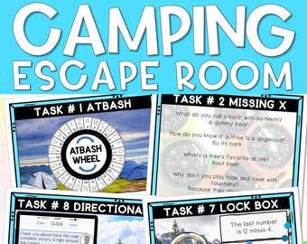 Escape Room for Kids, DIY Printable Game, Save Summer Escape Room Kit ...