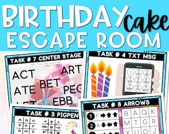 Escape Room for Kids Printable Party Game Summer Vacation Escape Room ...
