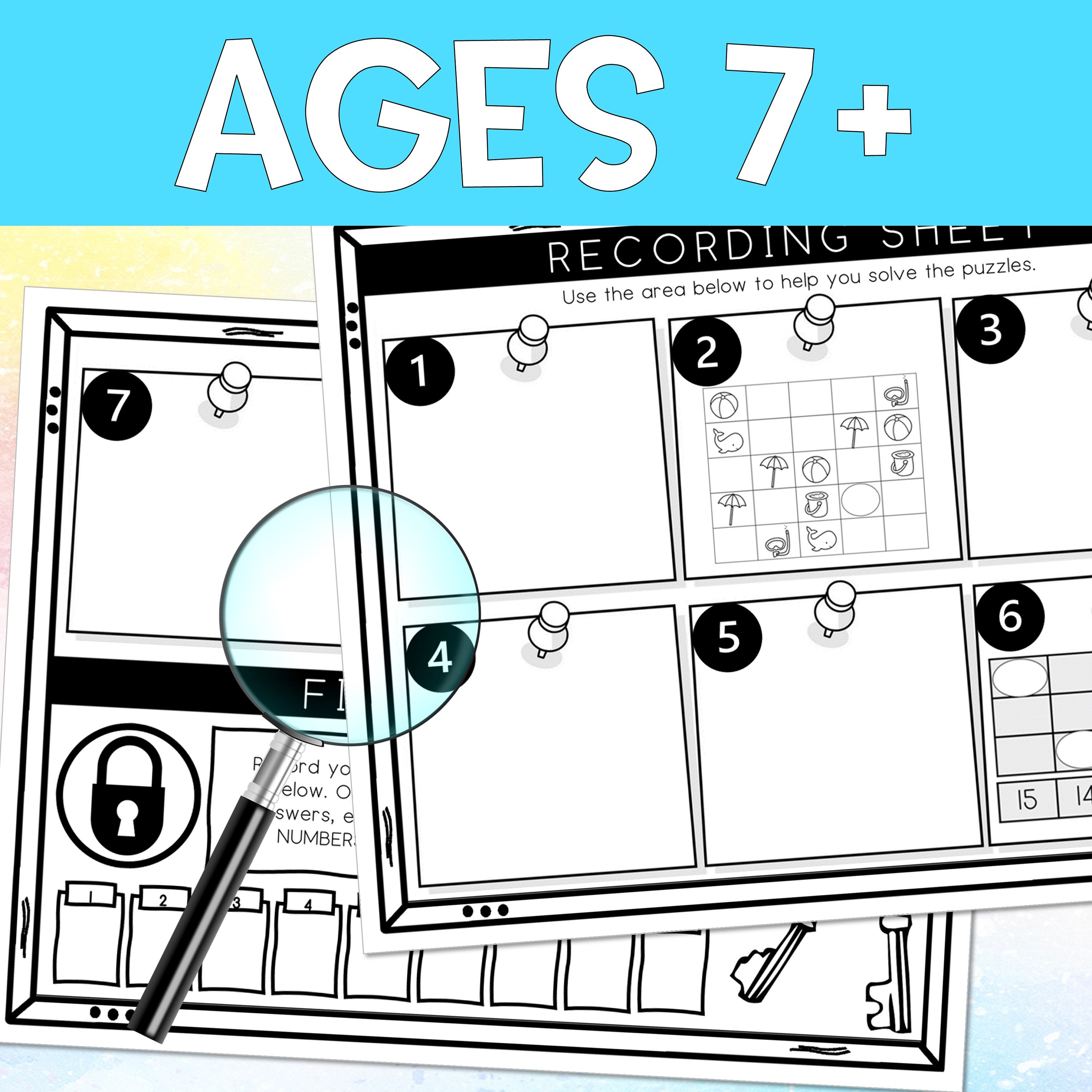Escape Room for Kids, DIY Printable Game, Beach Trip Escape Room Kit ...
