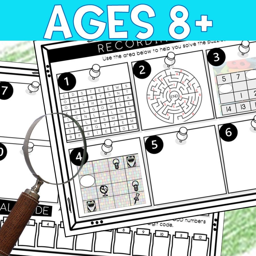 Escape Room for Kids, DIY Printable Game, Birthday Escape Room Kit ...