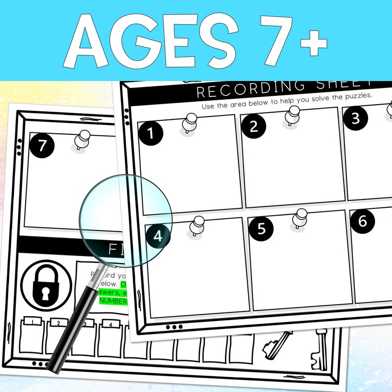 Escape Room for Kids, DIY Printable Game, Pool Party Escape Room Kit ...