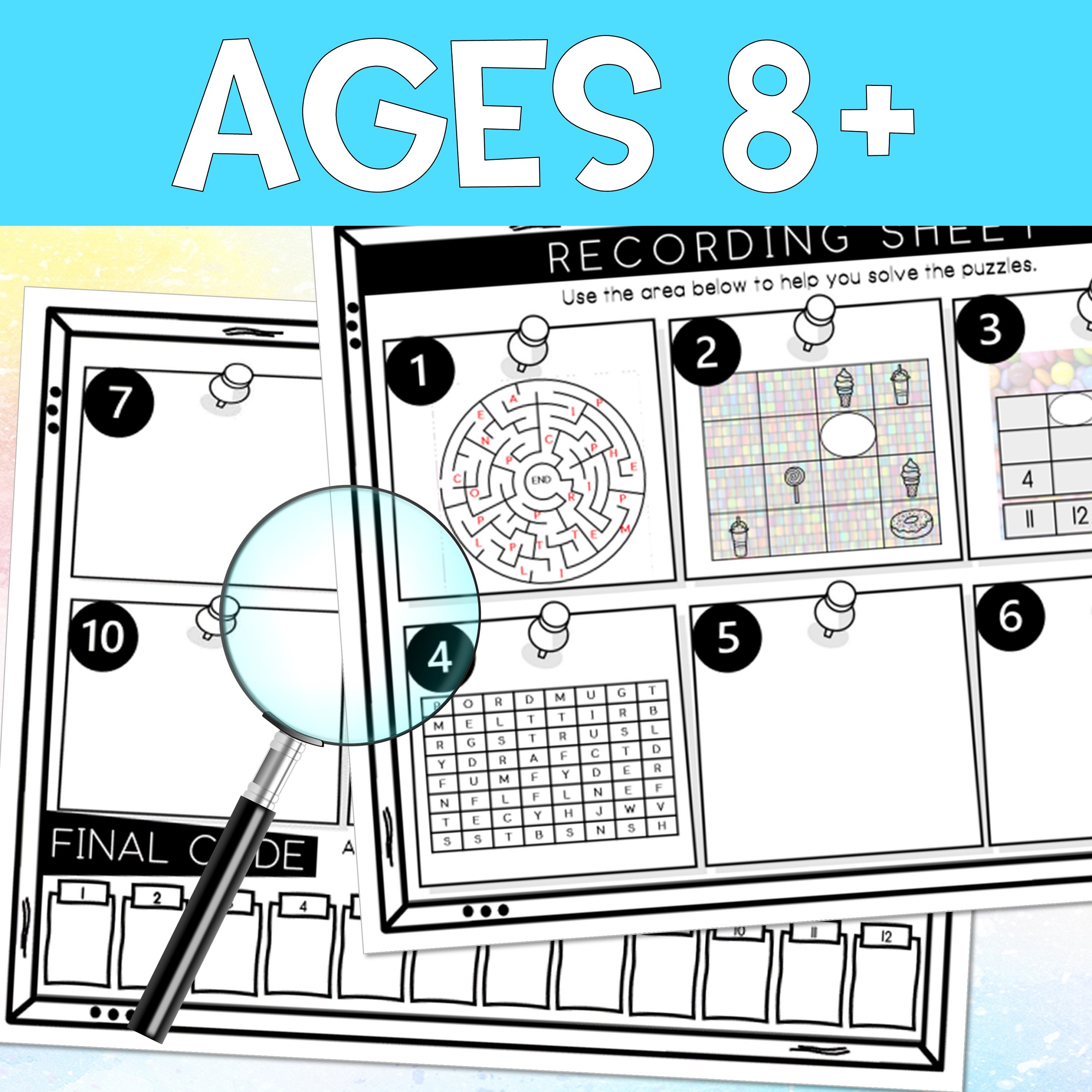 Escape Room for Kids, DIY Printable Game, Candy- Theme Escape Room Kit ...