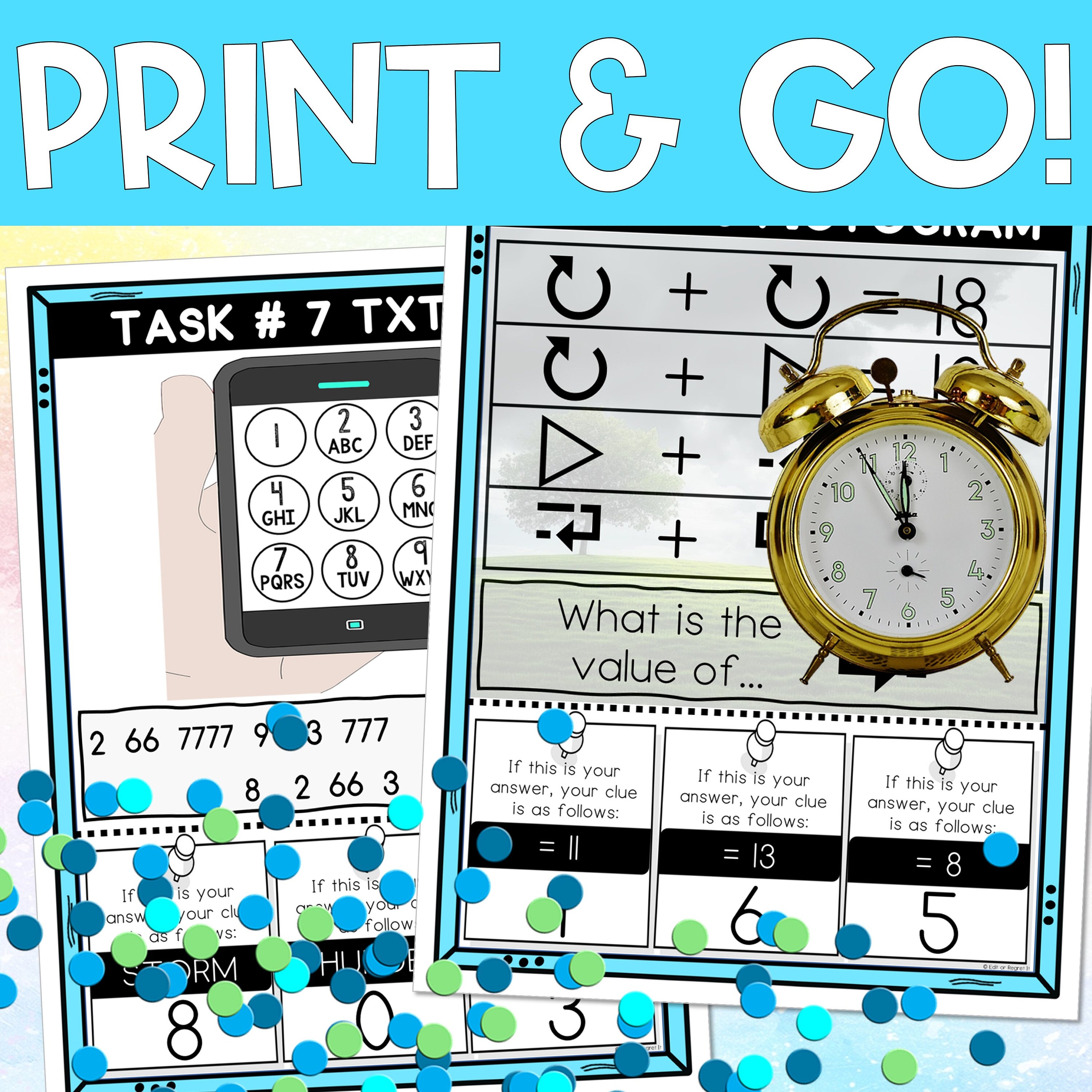 Escape Room for Kids, DIY Printable Game, Rainy Day Escape Room Kit ...