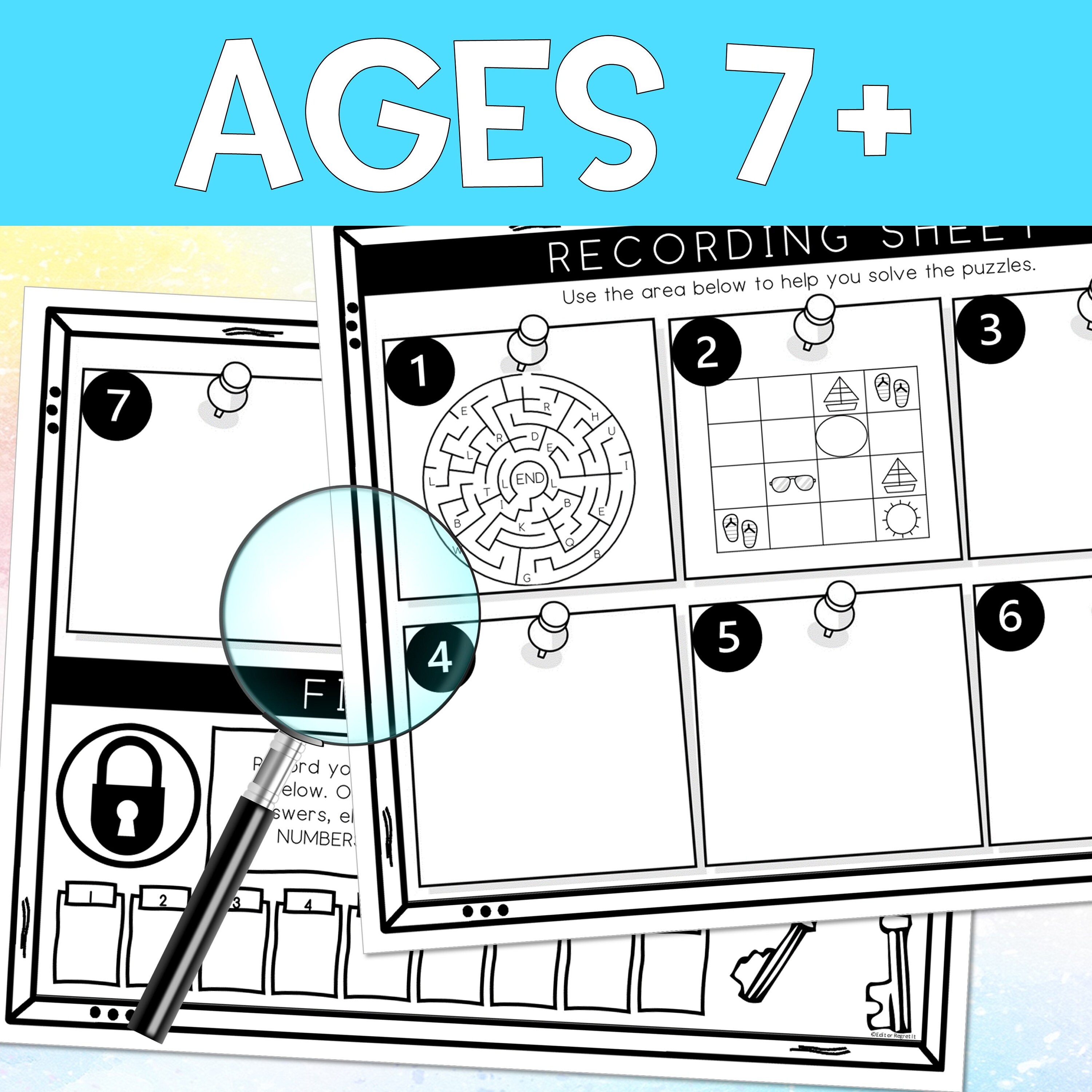 Escape Room for Kids, DIY Printable Game, Fourth of July Escape Room ...