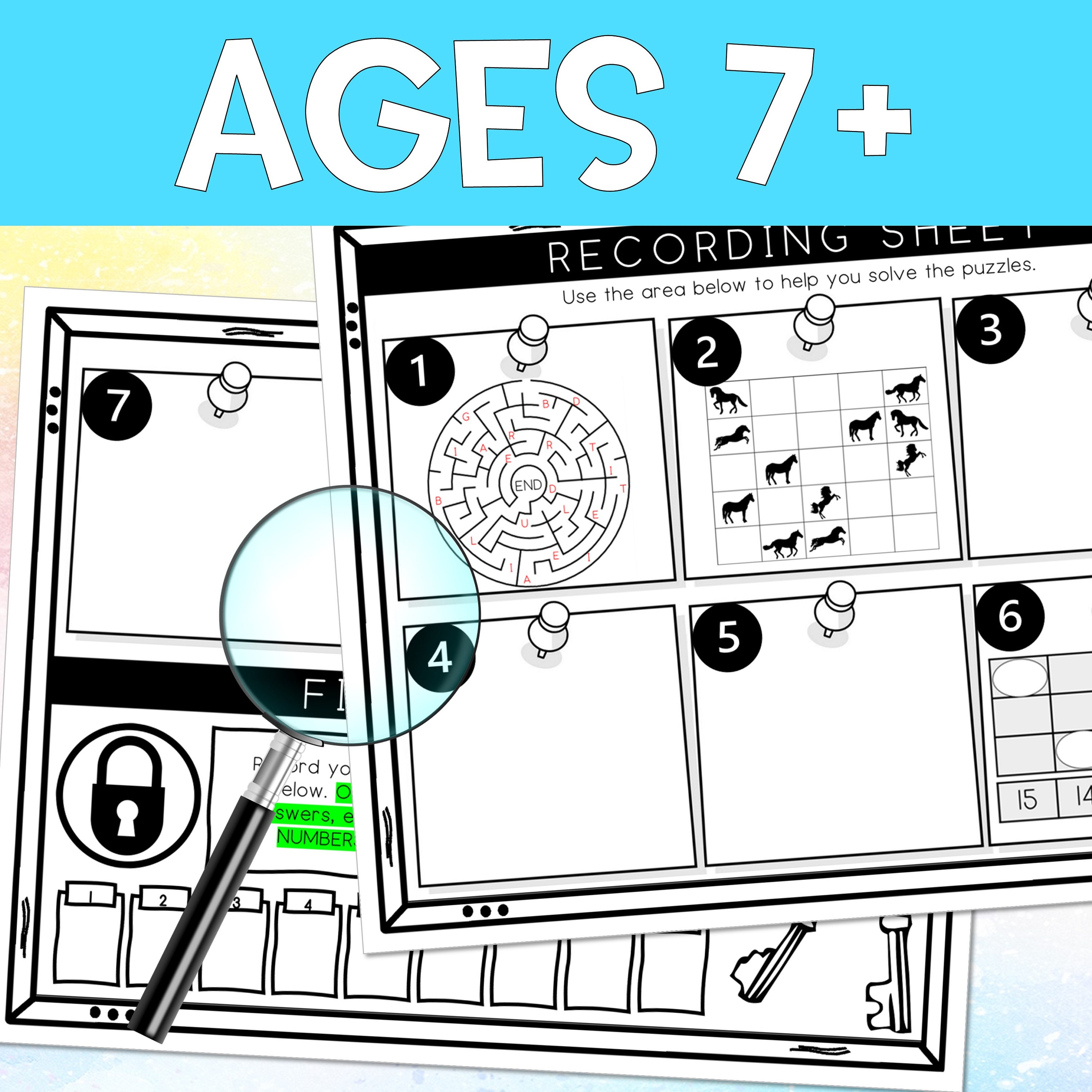 Horse Escape Room Kit: DIY Printable Puzzle Game (digital Download) - Etsy