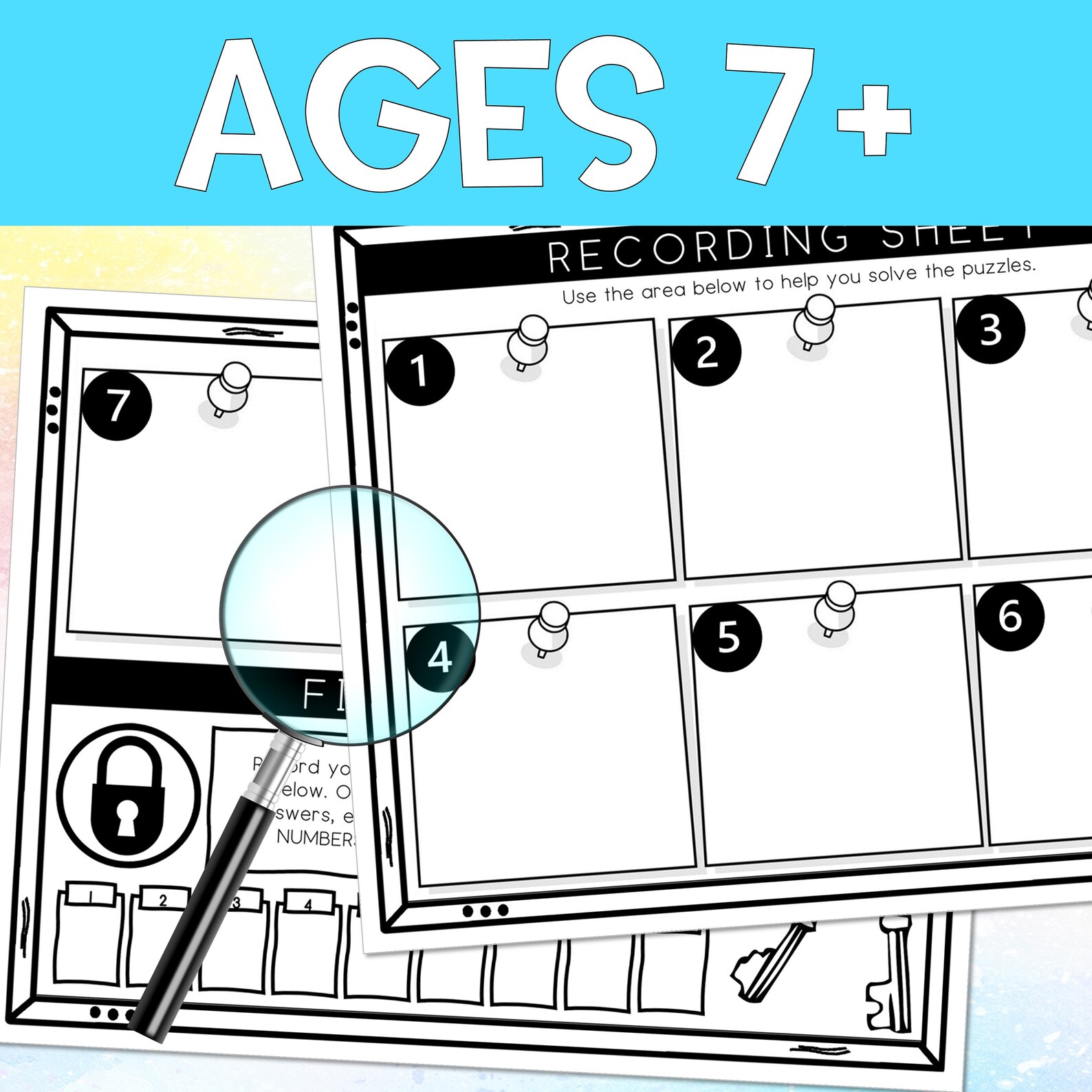 Escape Room for Kids, DIY Printable Game, Camping Escape Room Kit ...