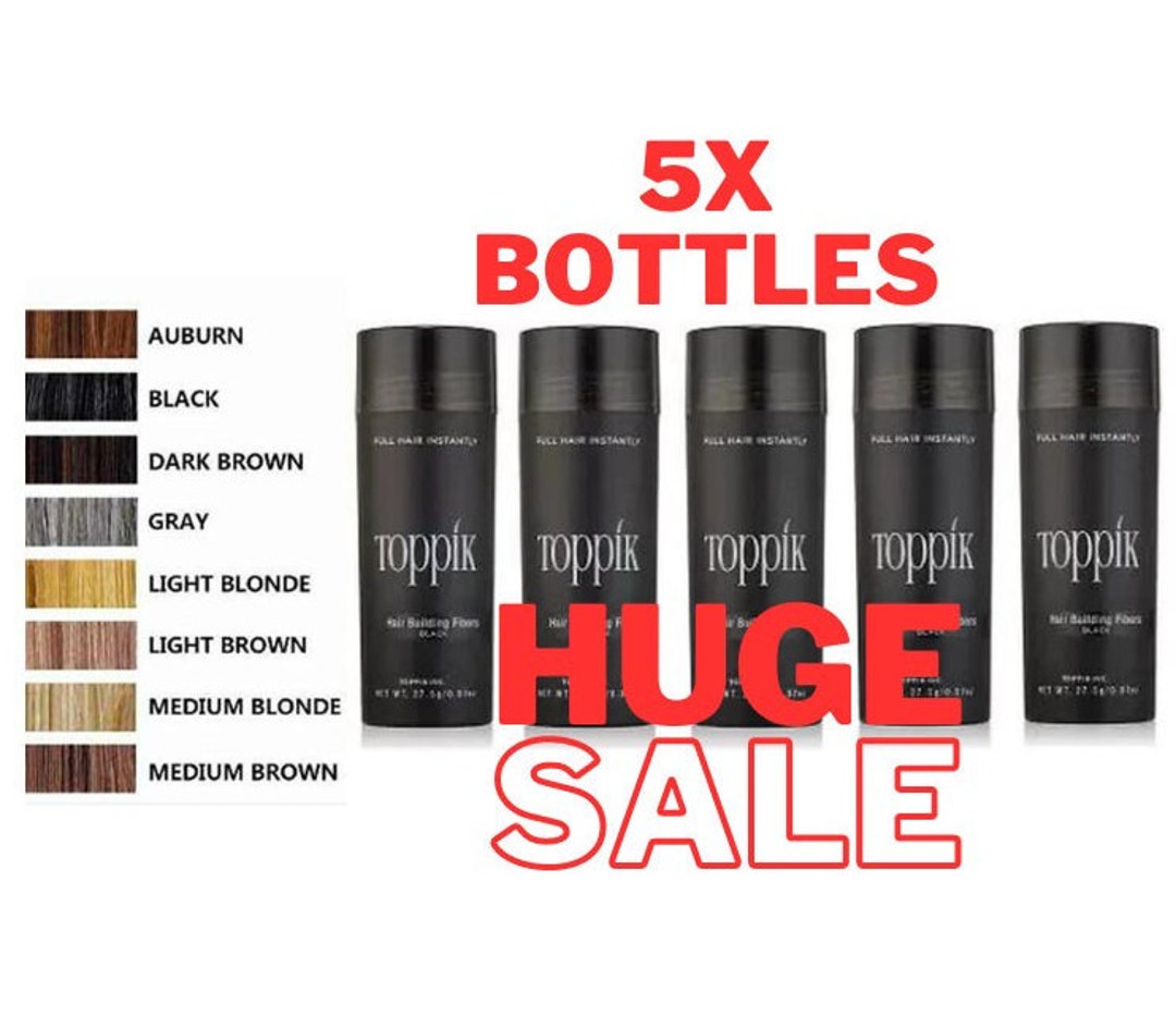 Bottles Toppik Dark Brown Toppik Medium Brown Light Brown Black Toppik ...