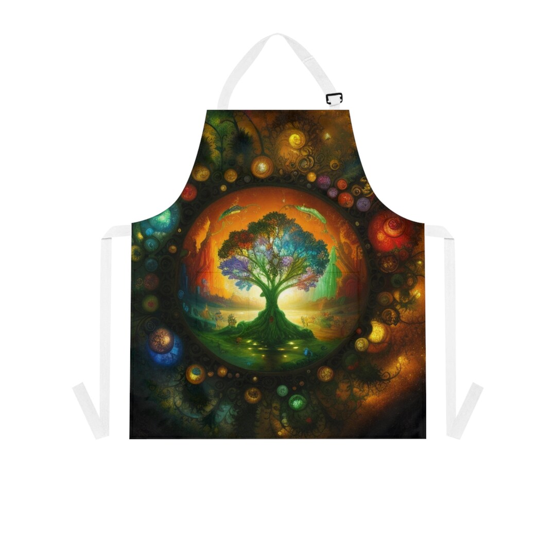 Tree of Life Apron Yggdrasil Apron Celtic Apron Viking - Etsy