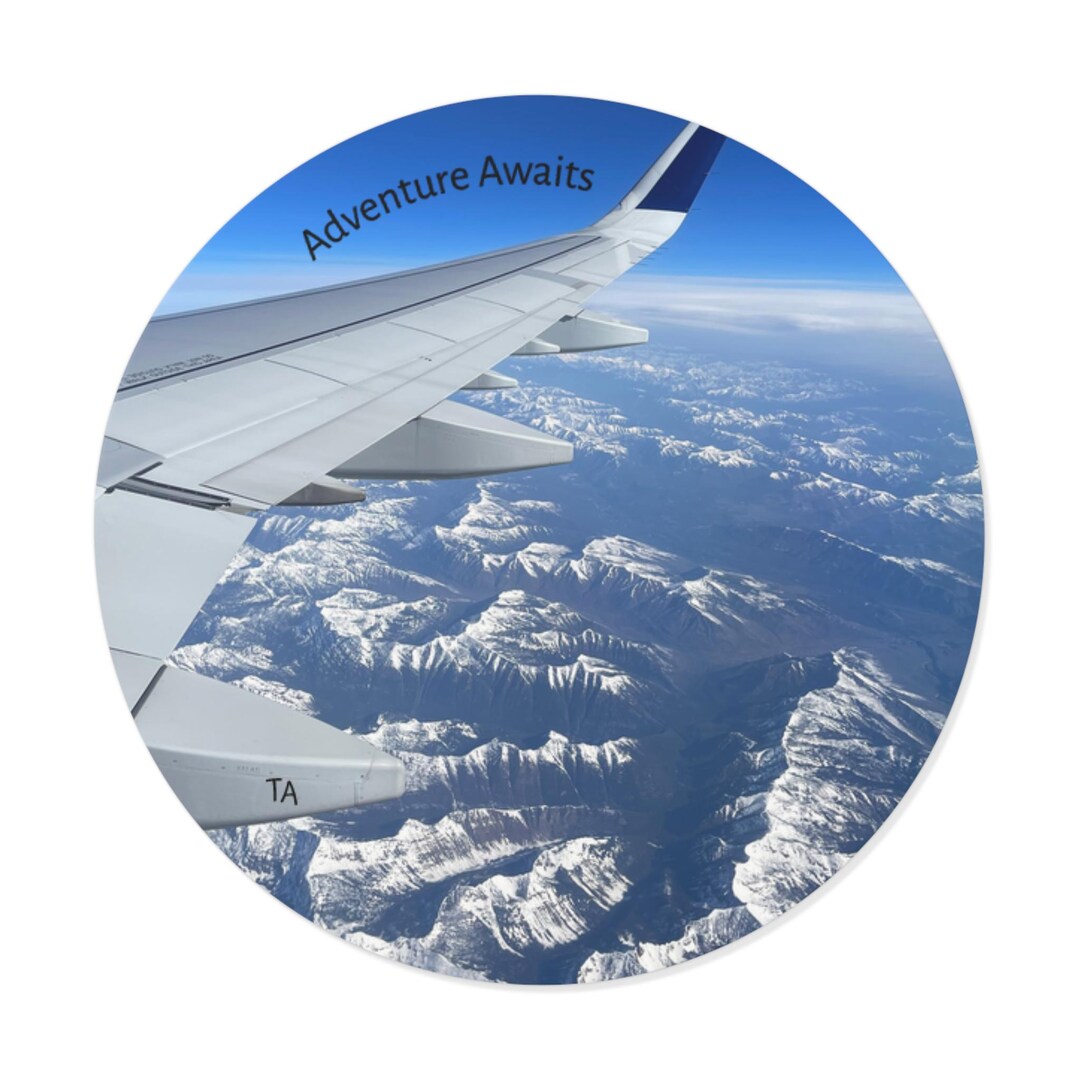 Airplane Vinyl Sticker, Travel, Scrapbook Decor, Adventure Accessory ...