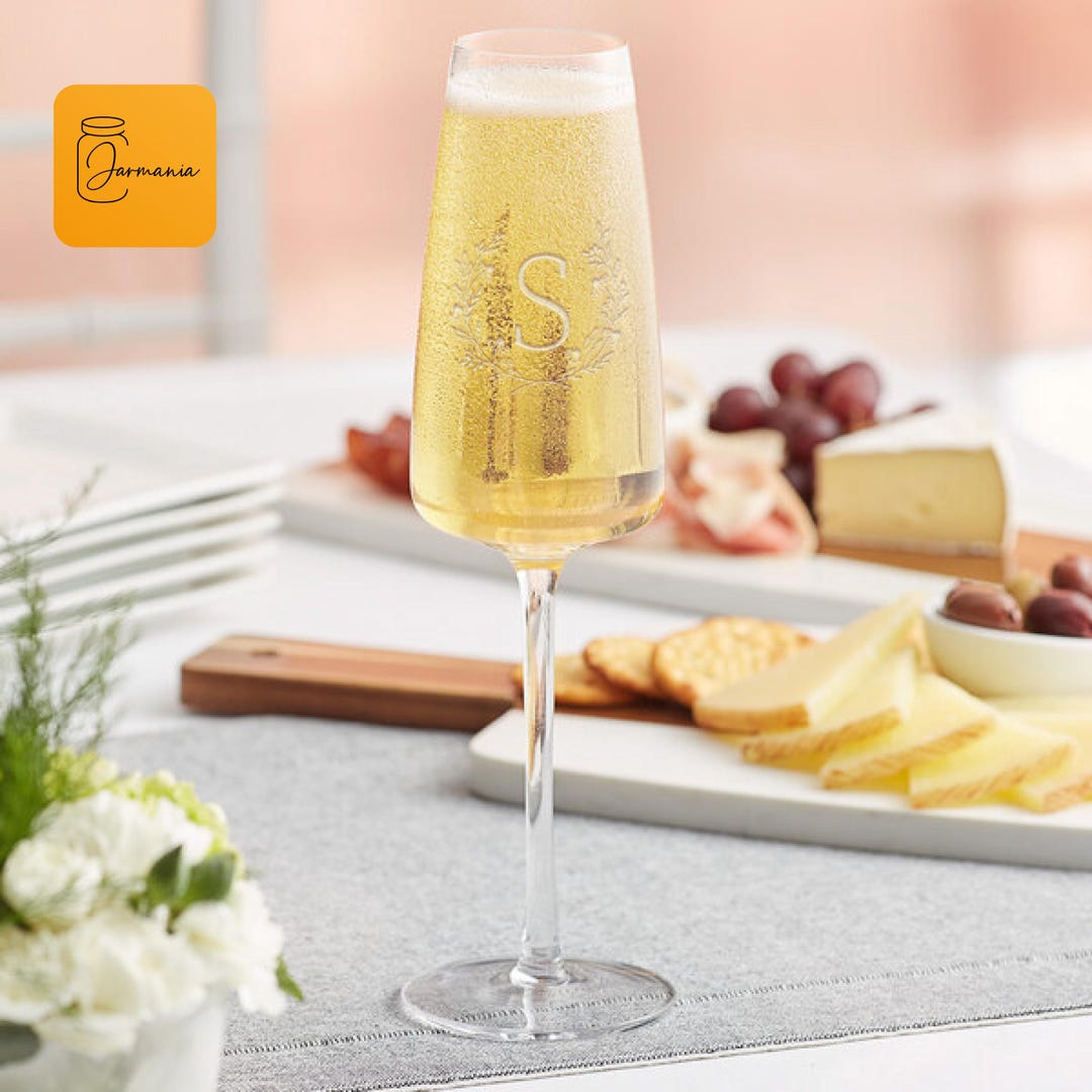 Personalized Design Champagne Gift Glass,custom Engraving Champagne ...