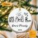 Custom Family Name Nativity Scene Christmas Ornament, Custom Nativity ...