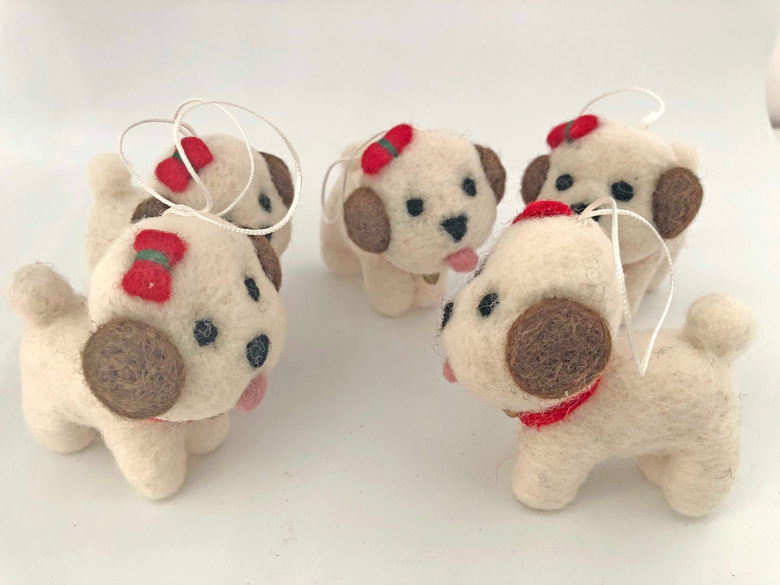 Needle Felted Poodle Dog Felt Memorial Gift Ornament Needle Felted ...