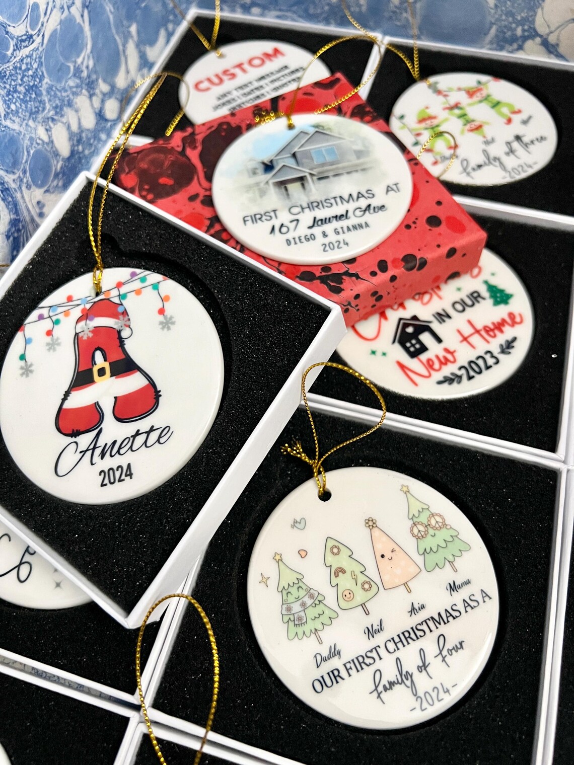 Custom 2024 Teacher Christmas Ornament Gift Personalized Teacher ...