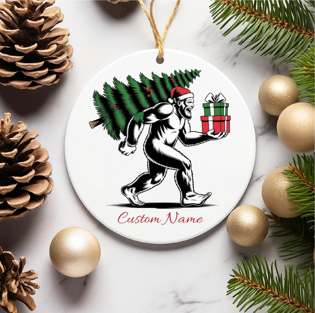 Personalized Name Text Ceramic Ornament Personalized Your Design Here ...