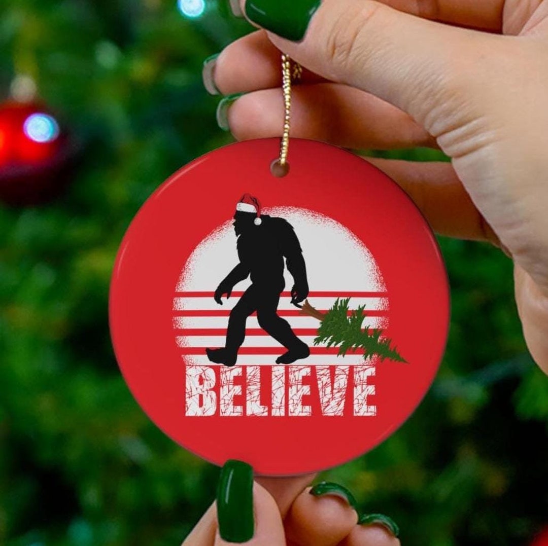 Believe in Santa Christian Ornament Gift, First Communion, Confirmation ...