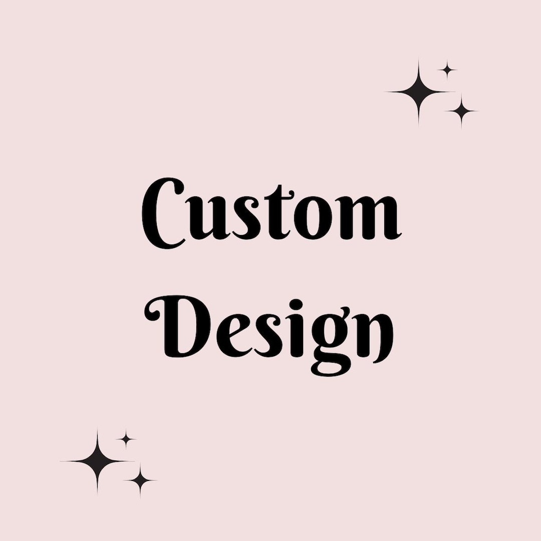 Custom Embroidery Design Fee - Etsy