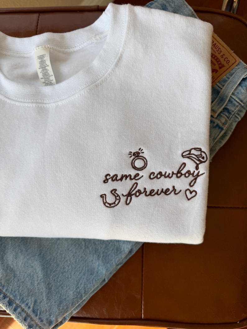 Embroidered Cowgirl Bachelorette Sweatshirts, Country Bach Shirts, Same ...