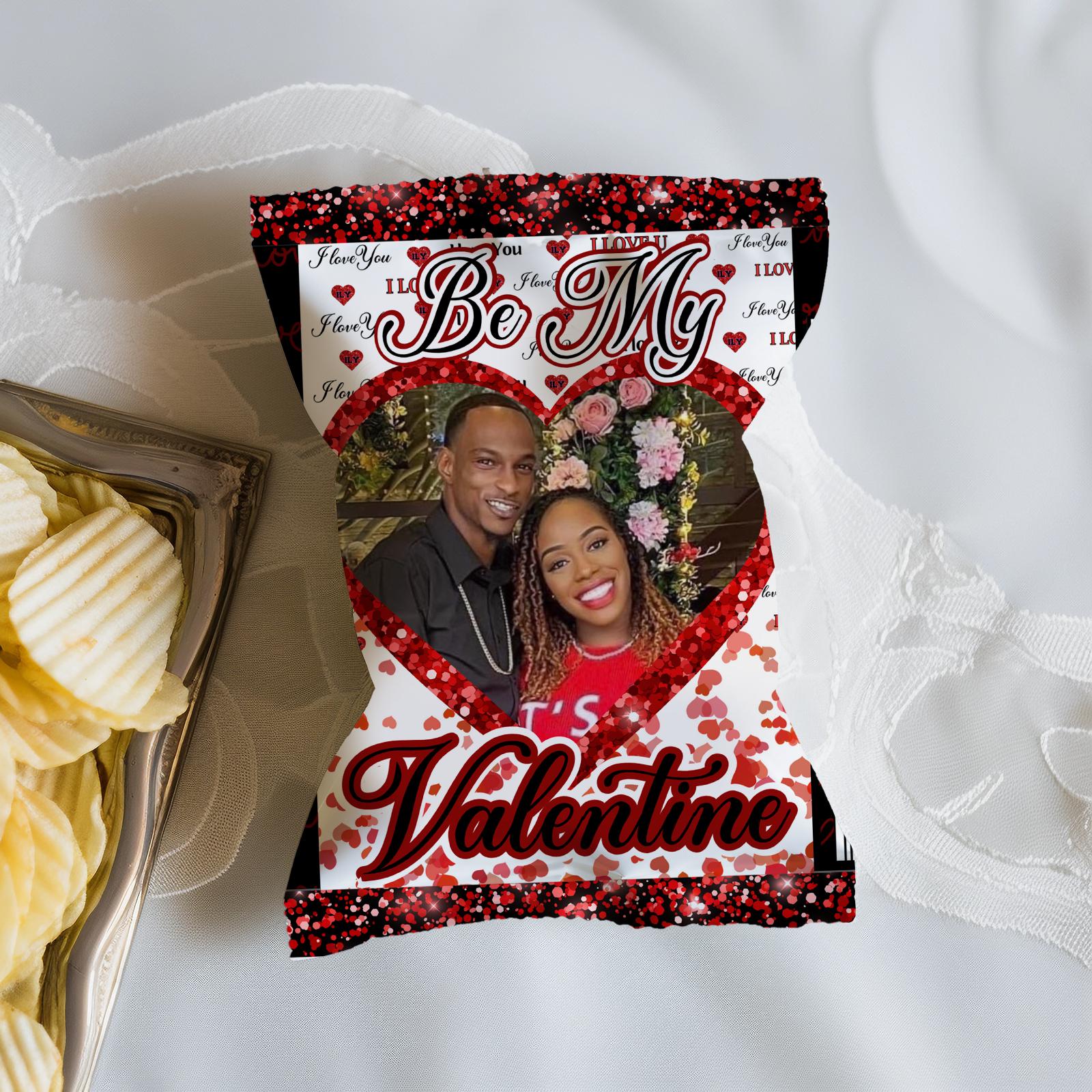 Valentine's Day Chip Bag: Editable Canva Template (digital Download) - Etsy