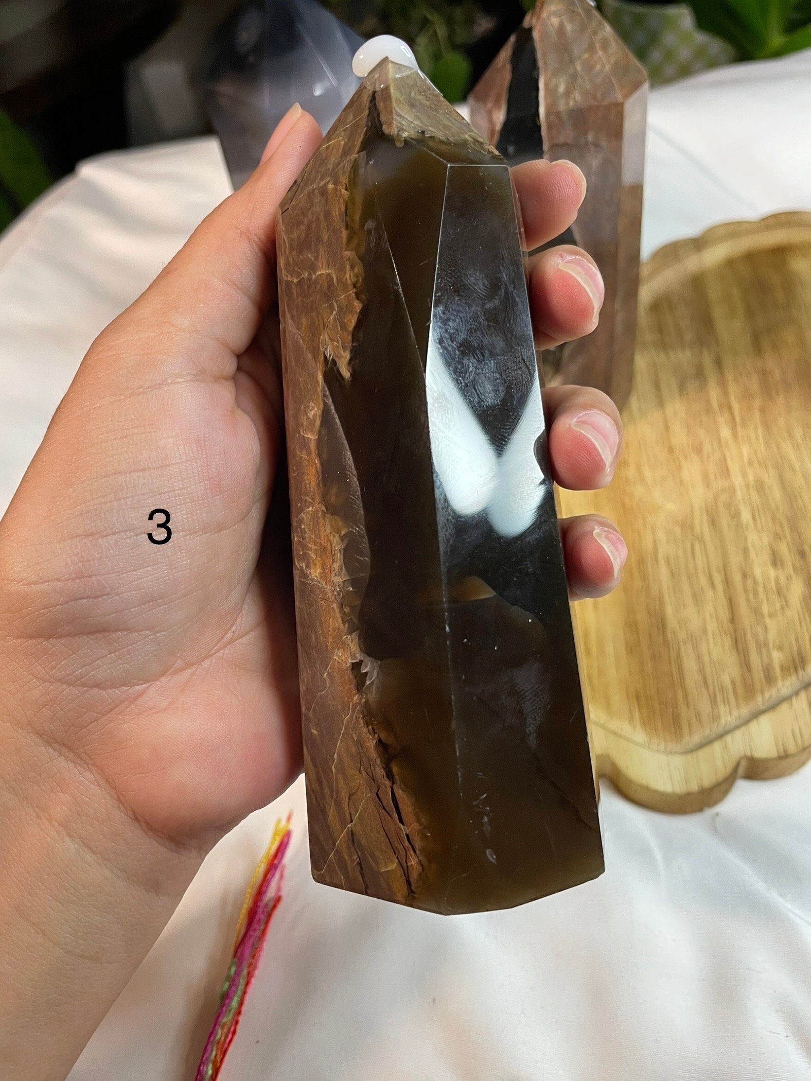 Chunky Volcano Agate Uv Reactive Towers Choose Yours - Etsy