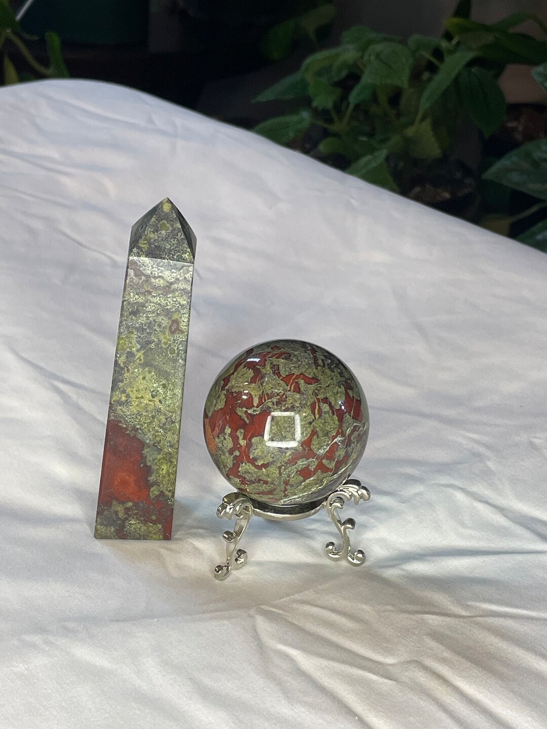 Dragon Bloodstone Crystal Sphere/tower - Etsy