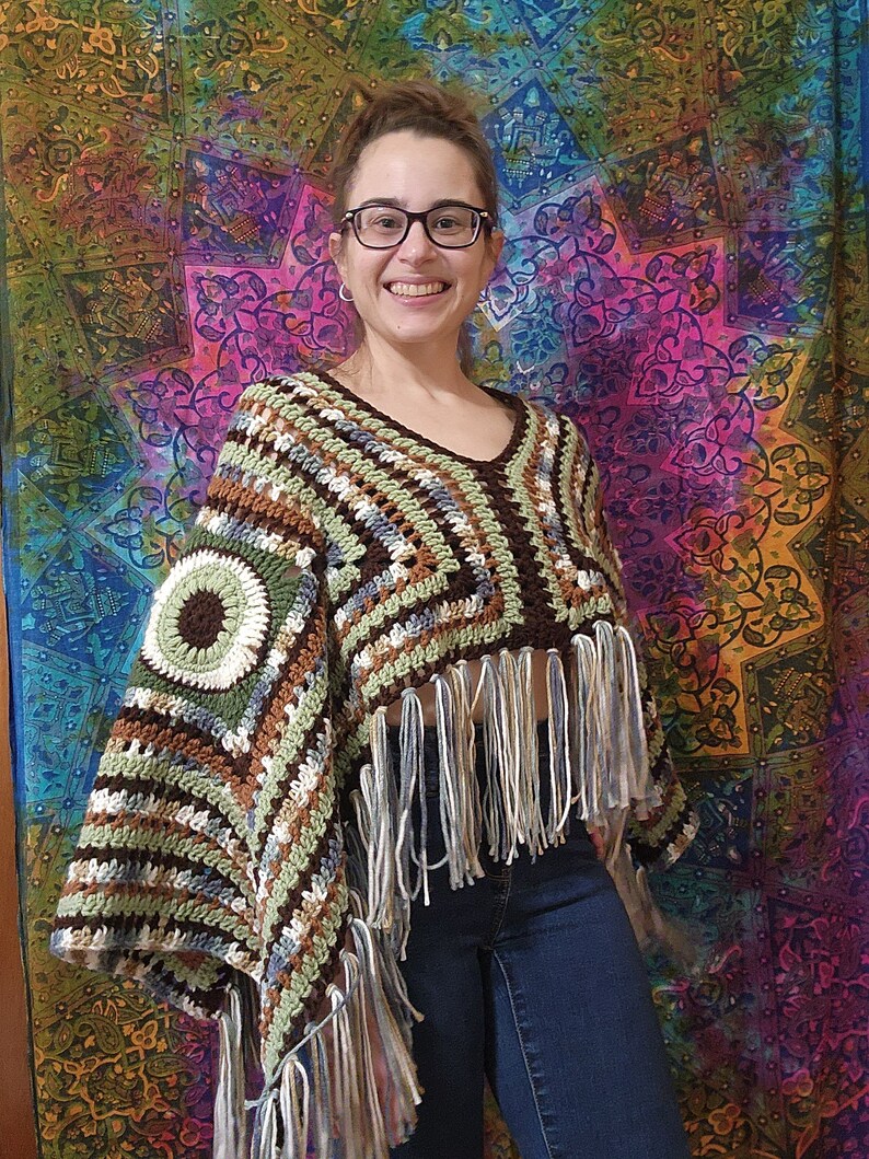 The Optic Nervana Poncho - Etsy