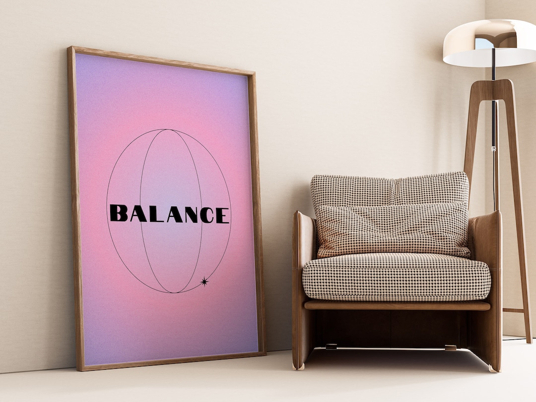 Balance Aesthetic Wall Art Printable Wall Decor of - Etsy