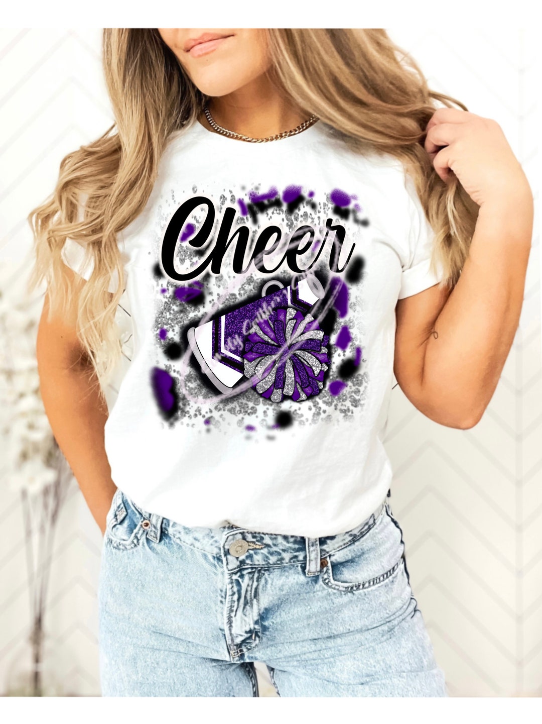 Cheer, Black, Purple, School, Cheer Life, Cheerleader, PNG, Digital ...