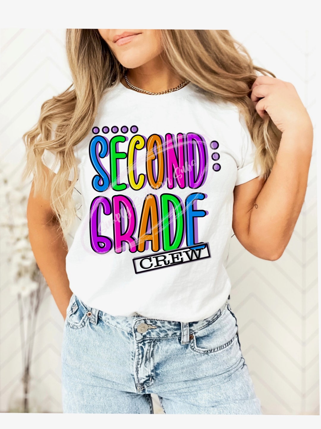 Second Grade Crew, Second Grade, Crew, Student, T-shirt Design, Design ...