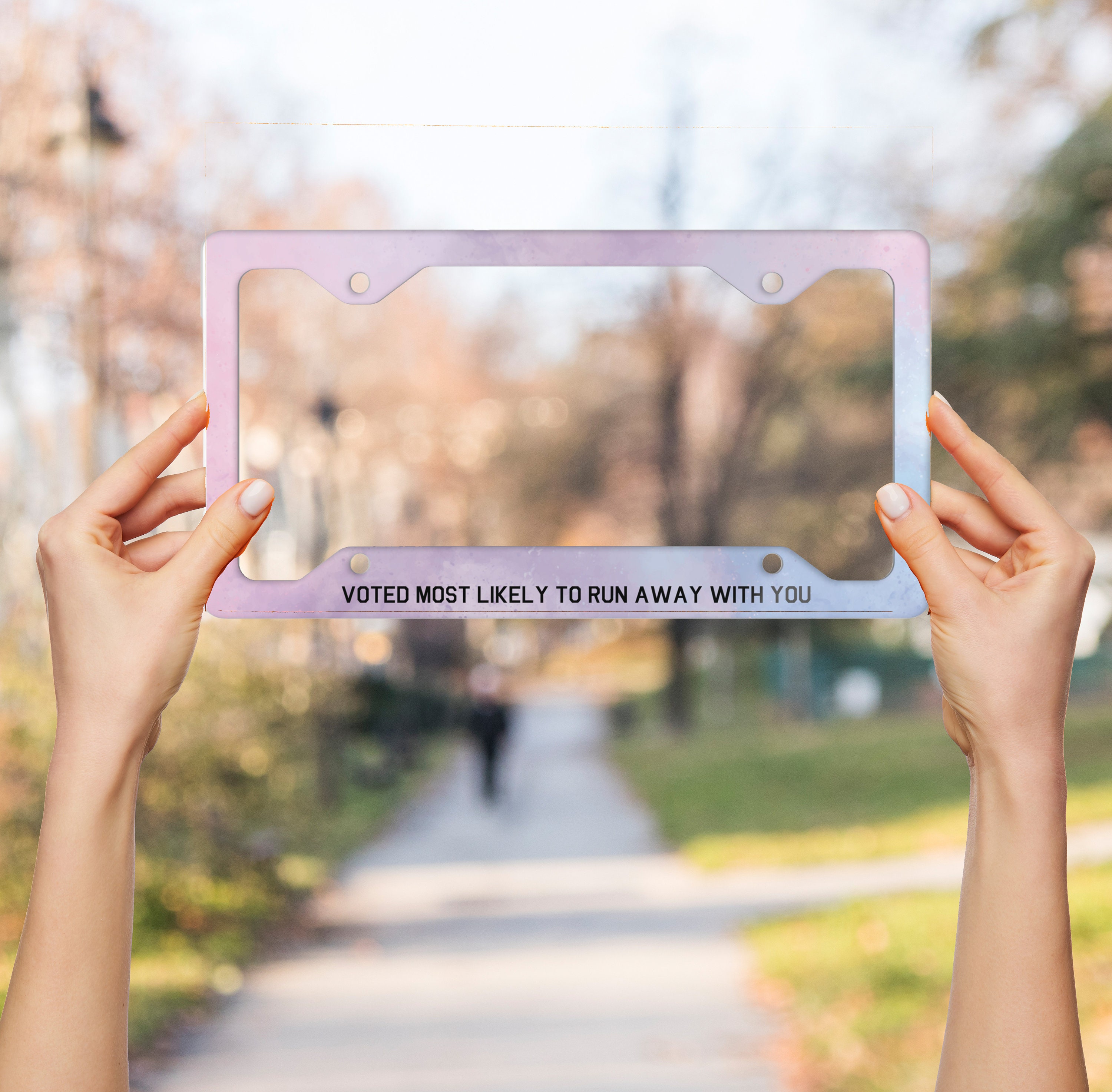 Taylor Swift Car License Plate Frame, Lover Lyrics Metal Car Plate ...