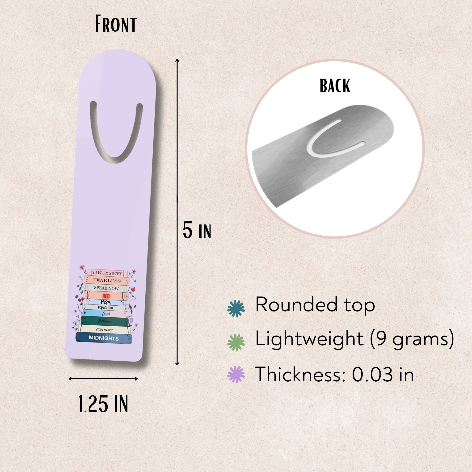 Taylor Swift Bookmark, Taylor Albums as Books, Eras Tour Merch, Swiftie ...