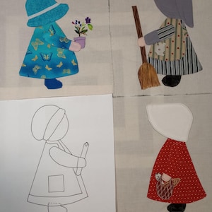 Dystopian Sunbonnet Sue Quilt Applique Templates Inspired by the ...