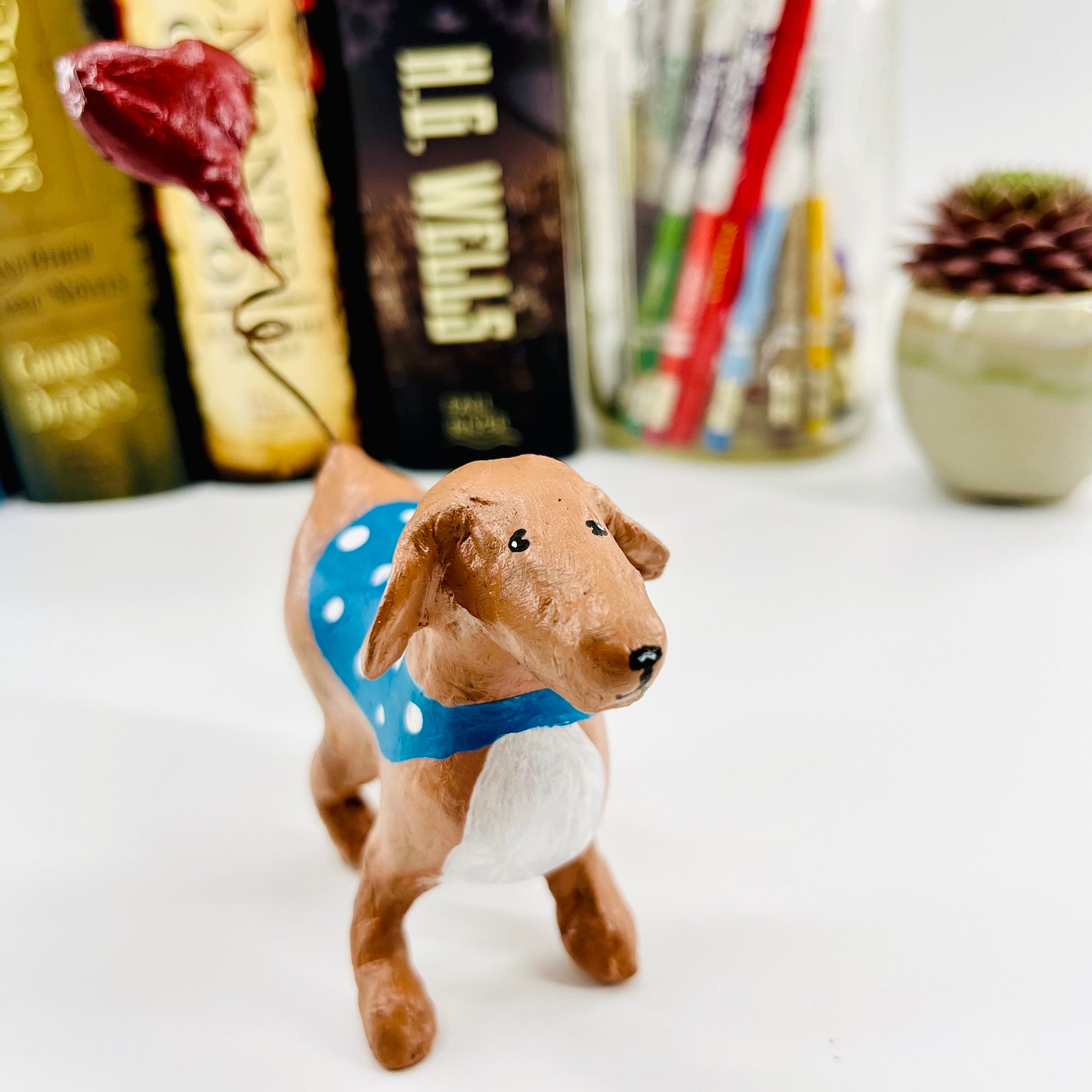 Brown Dog Paper Mache - Etsy