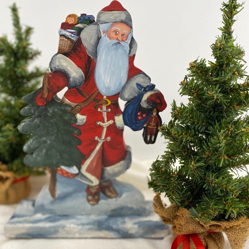 Victorian Santa - Etsy