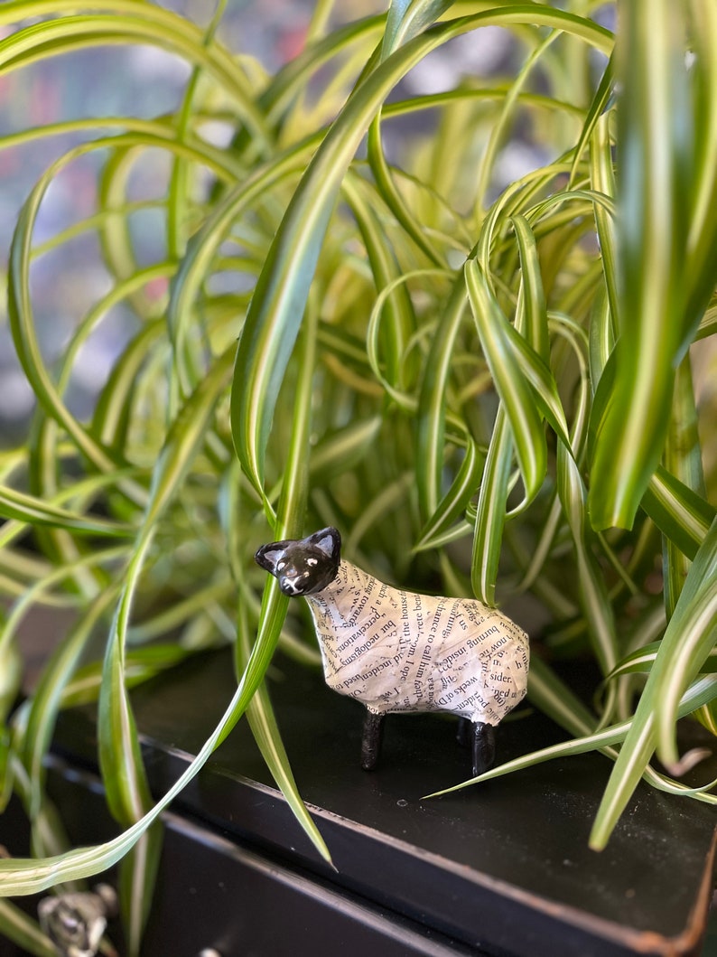 Black Sheep Paper Mache, Handmade, Farm Animal - Etsy