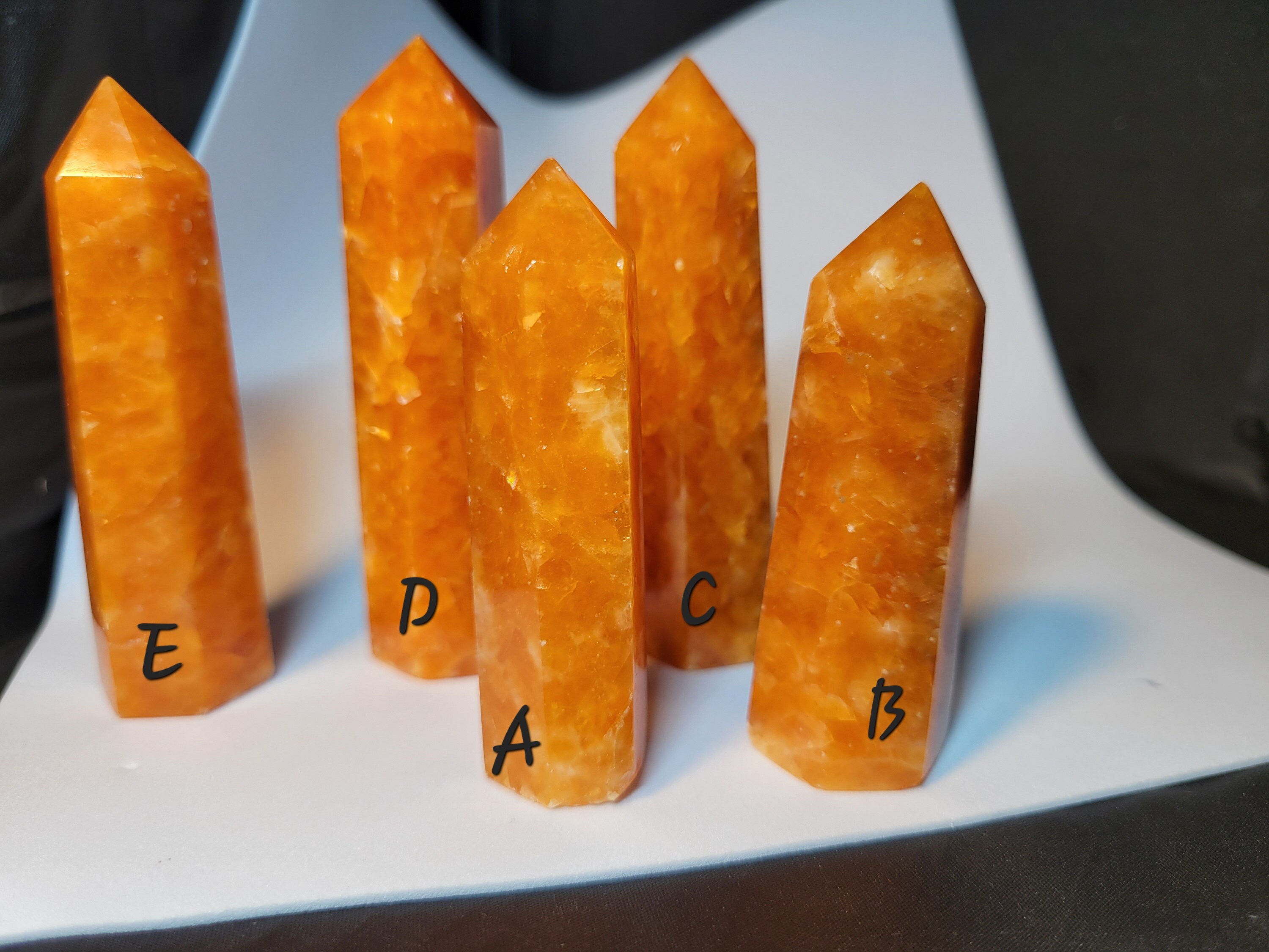 High-quality Orange Calcite Towers - Etsy