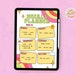 Retro Weekly Planner Digital Printable Weekly Planner Printable iPad ...