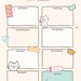 Printable Planner. Fillable Planner. Cute Pastel Cat Planner Bundle ...