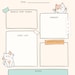 Printable Planner. Fillable Planner. Cute Pastel Cat Planner - Etsy