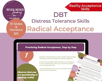 Radical Acceptance DBT Dialectical Behaviour Therapy Radical Acceptance ...